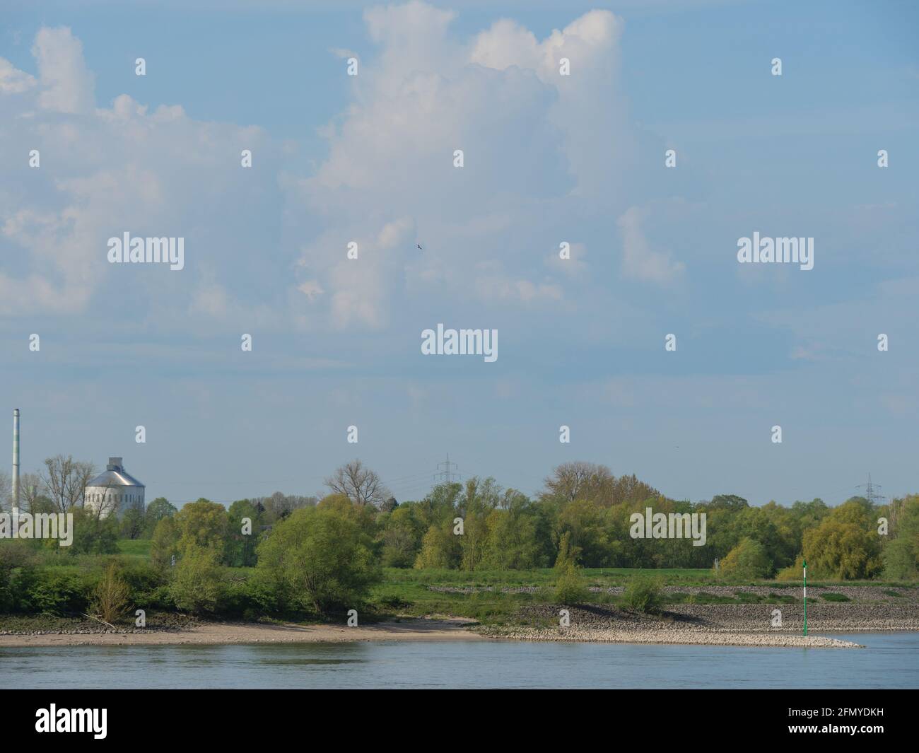 the city of rees at the river rhine Stock Photo - Alamy