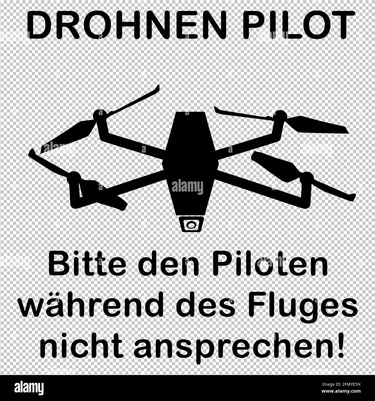 Drone logo design icon silhouette hi-res stock photography and images ...