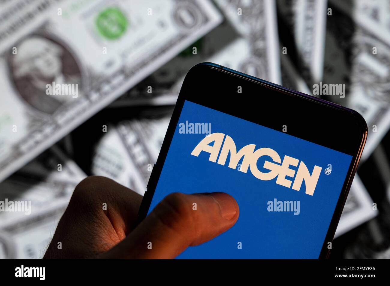 Amgen company logo on hi-res stock photography and images - Alamy
