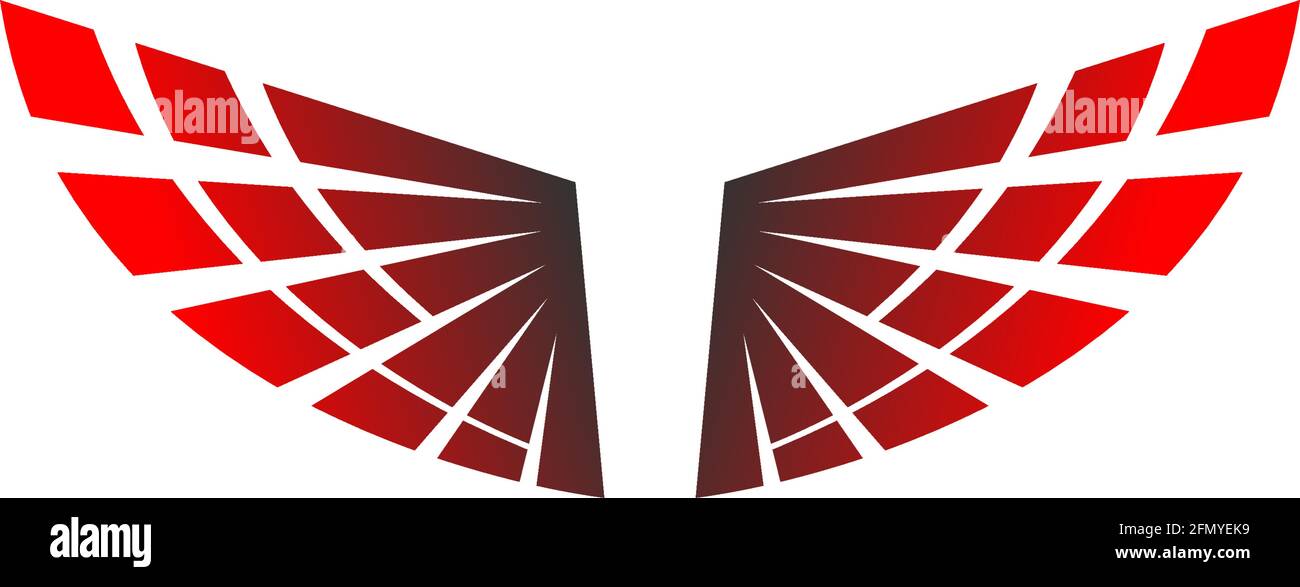 Wing logo icon symbol design template vector illustration Stock Vector ...