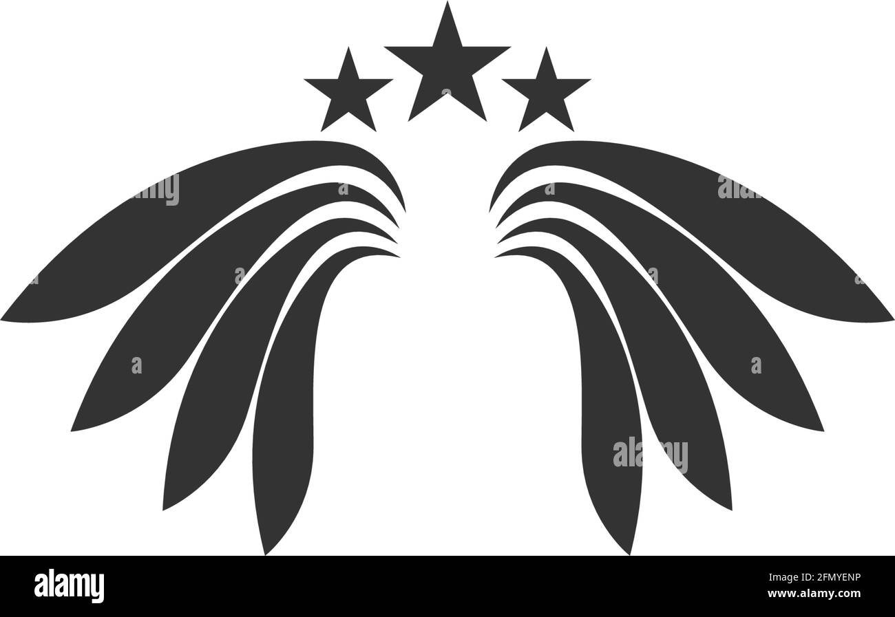 Wing logo icon symbol design template vector illustration Stock Vector ...