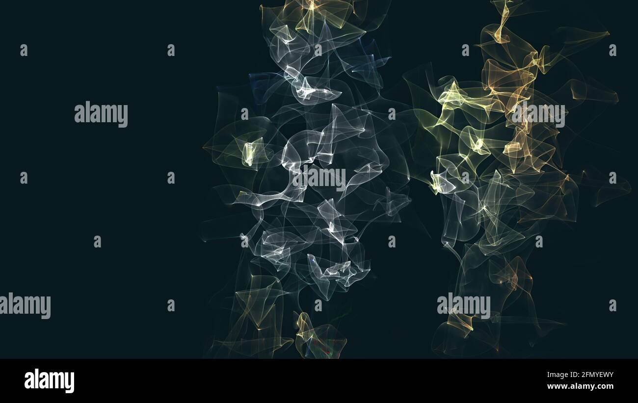 A surreal and organic caustic 3D illustration Stock Photo - Alamy