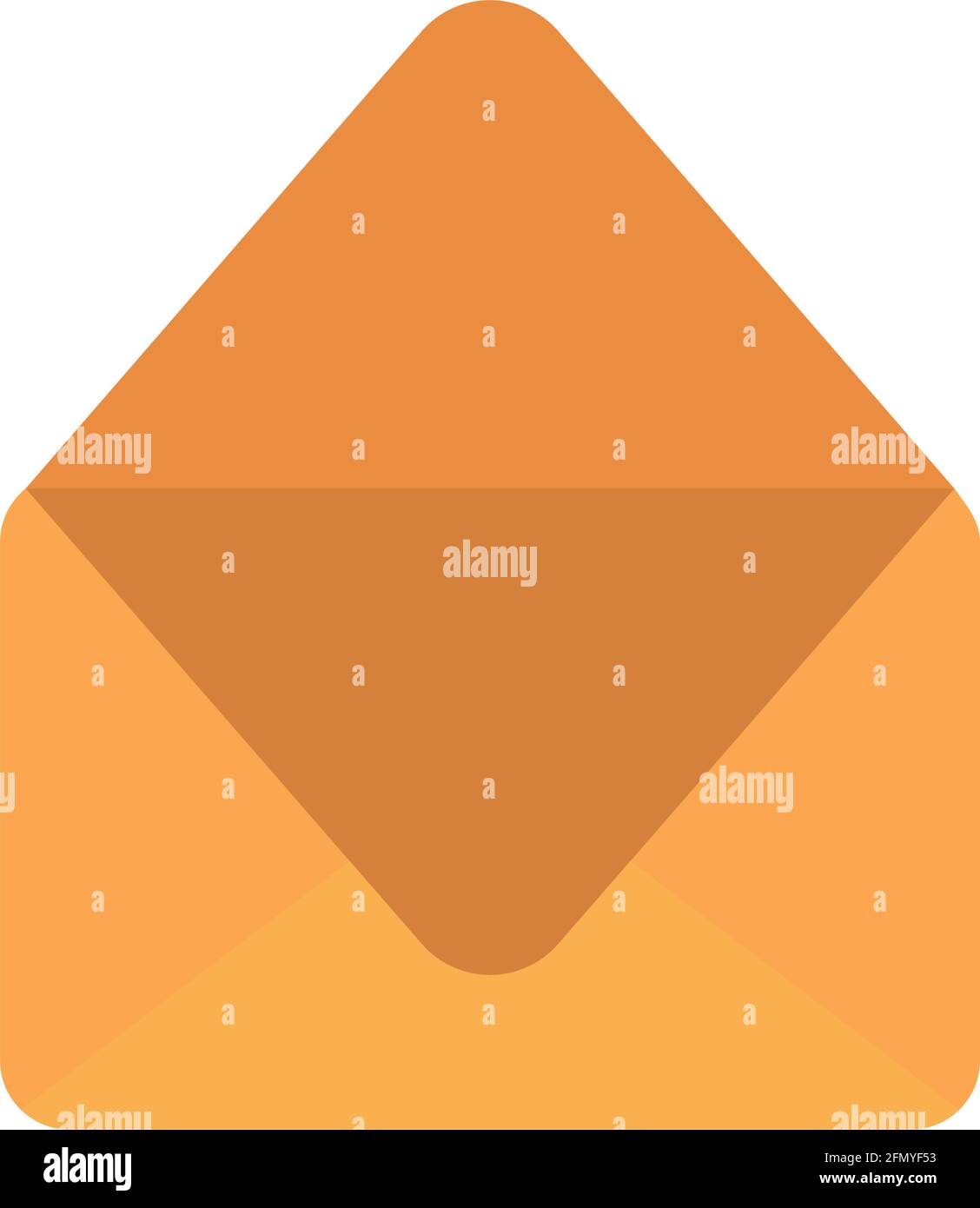 open envelope isolated Stock Vector Image & Art - Alamy