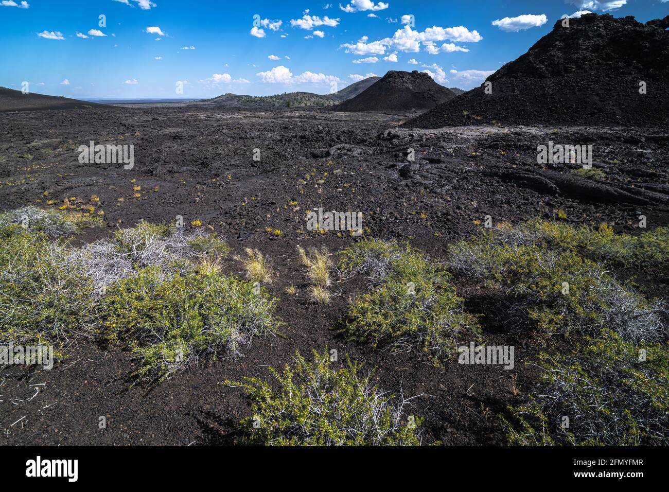Spatter Cones, Craters of the Moon National Monument, Idaho Stock Photo ...
