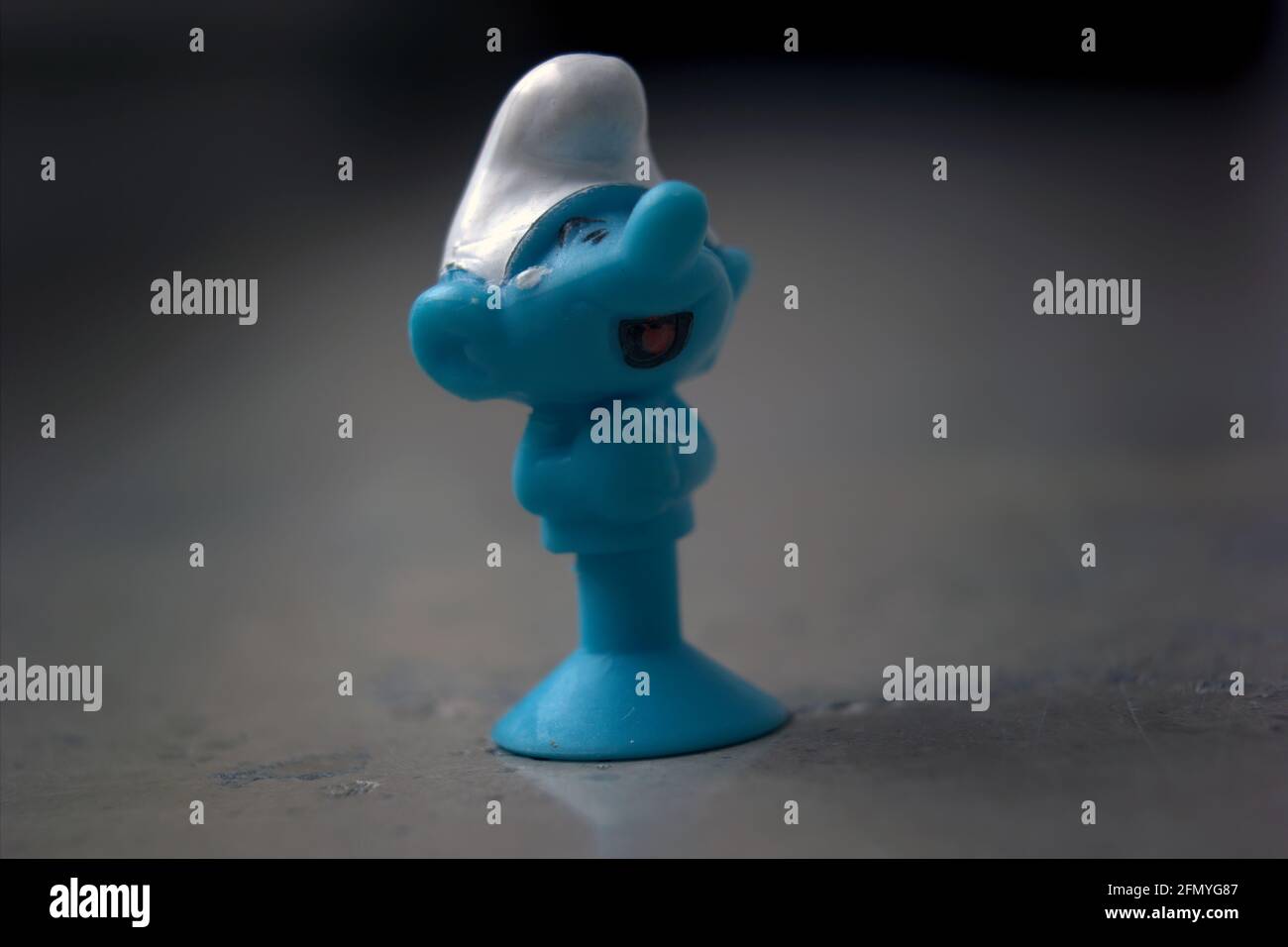 Krakow, Poland - May 01, 2021: Extreme close up macro shot of a tiny ...