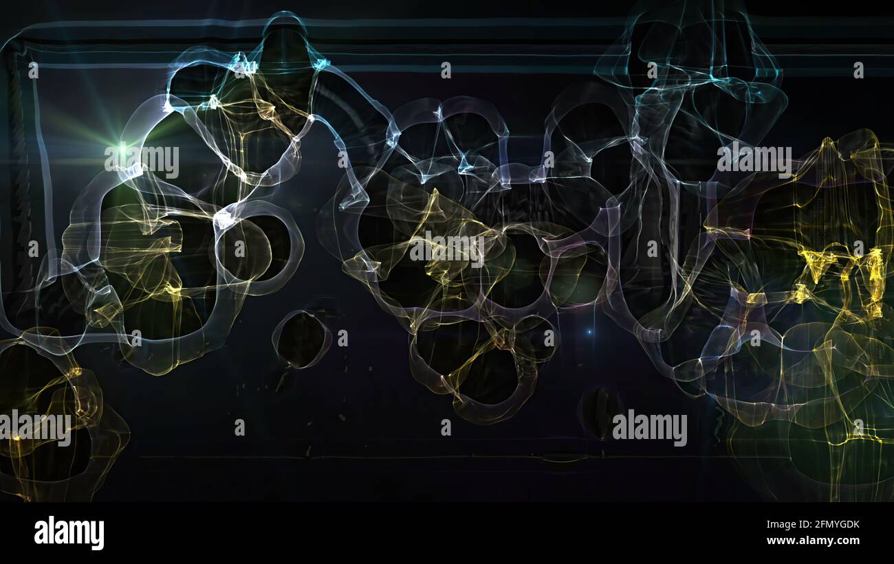 A surreal and organic caustic 3d illustration Stock Photo - Alamy