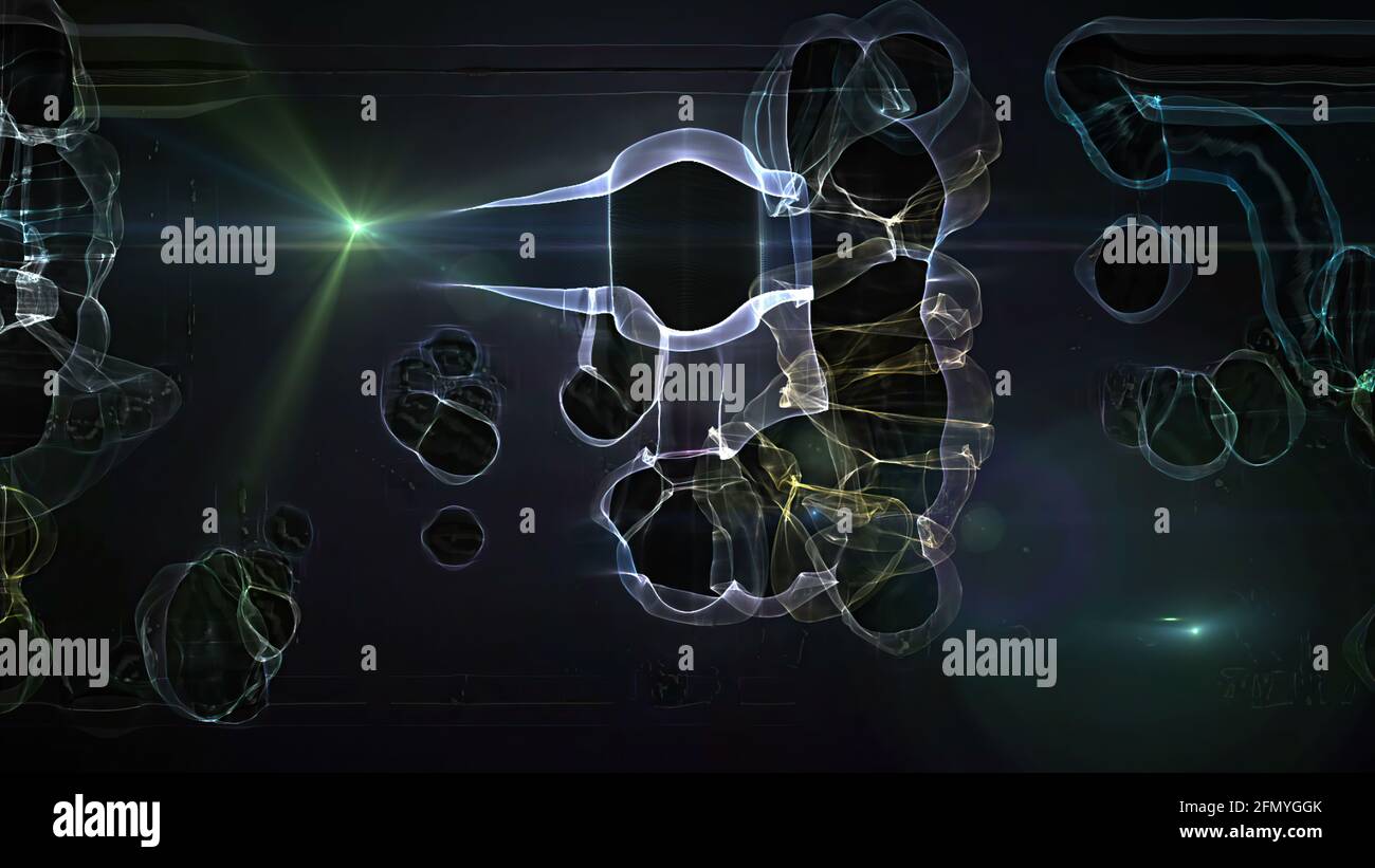 A surreal and organic caustic 3d illustration Stock Photo - Alamy