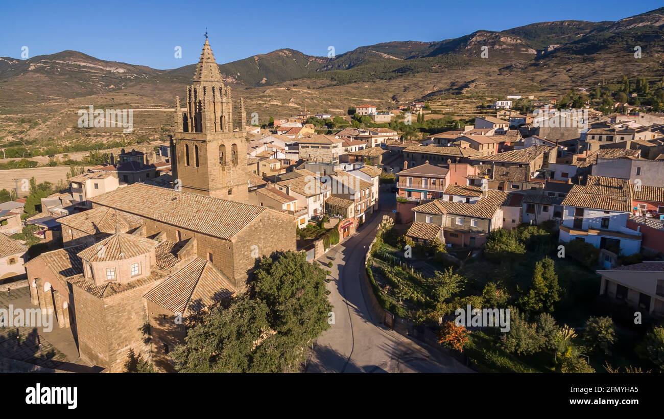 Loarre village in Huesca province, Spain Stock Photo - Alamy