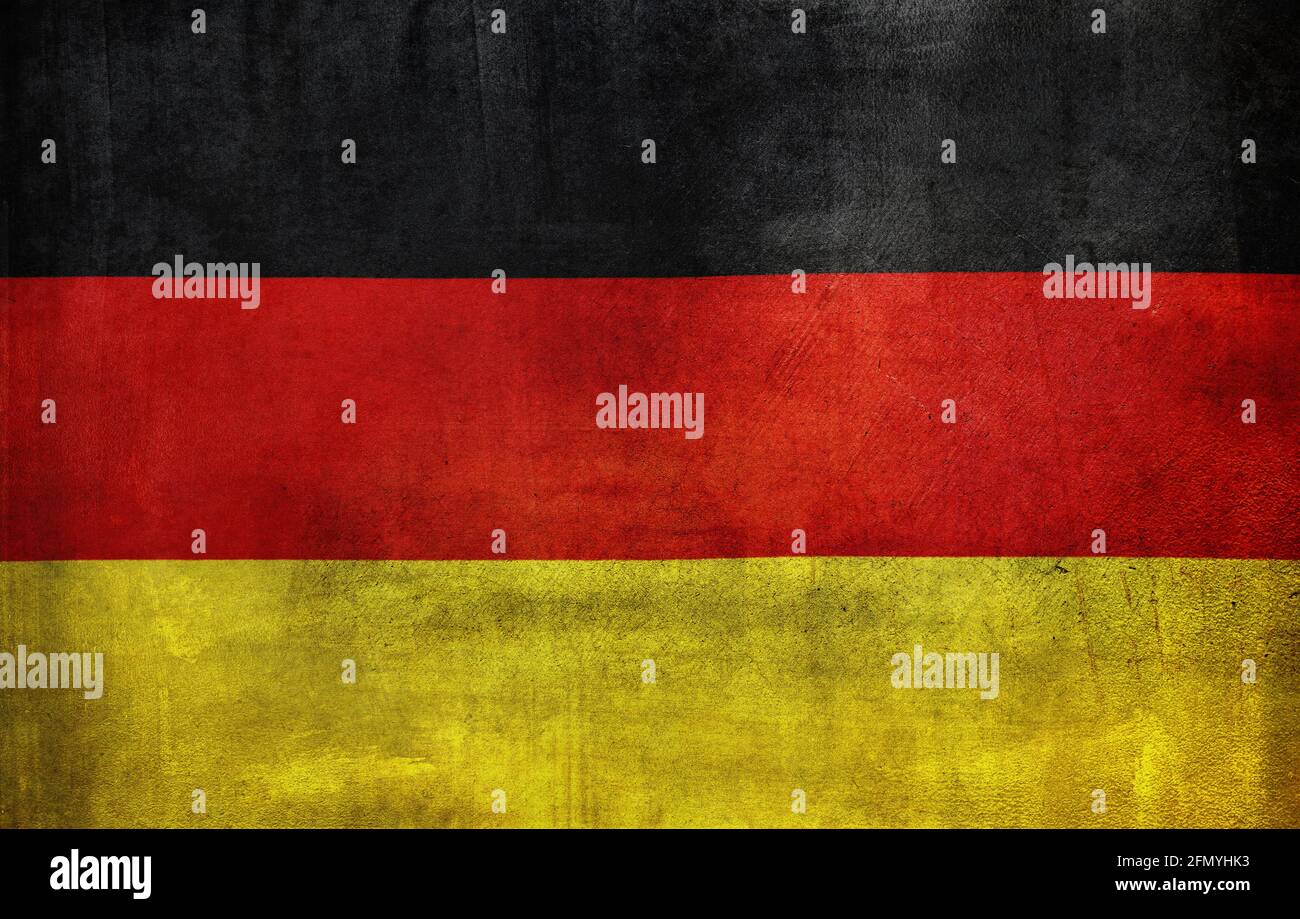 Close-up of grunge German flag Stock Photo - Alamy