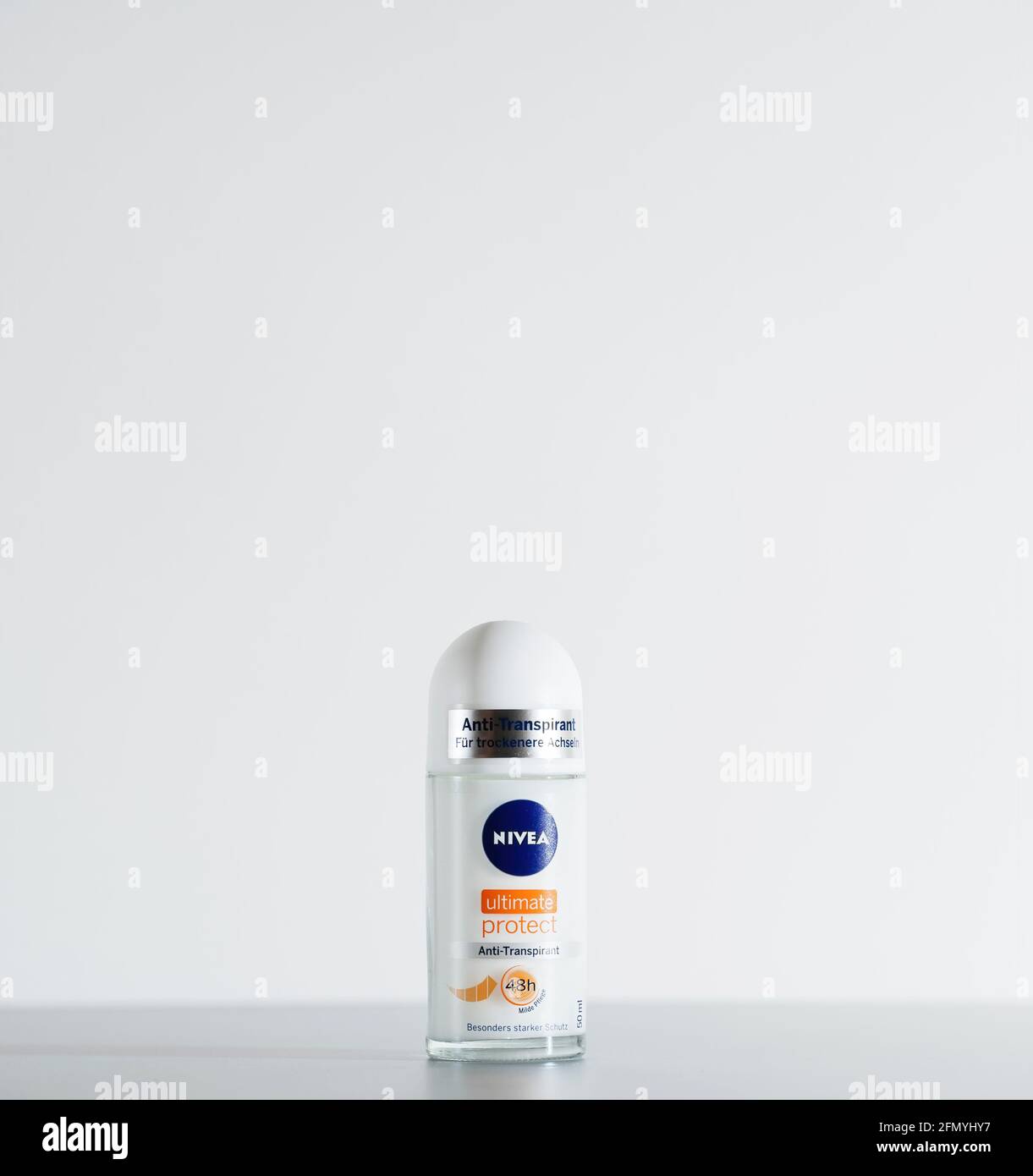 Isolated on white background new white Nivea Ultimate Stock Photo - Alamy