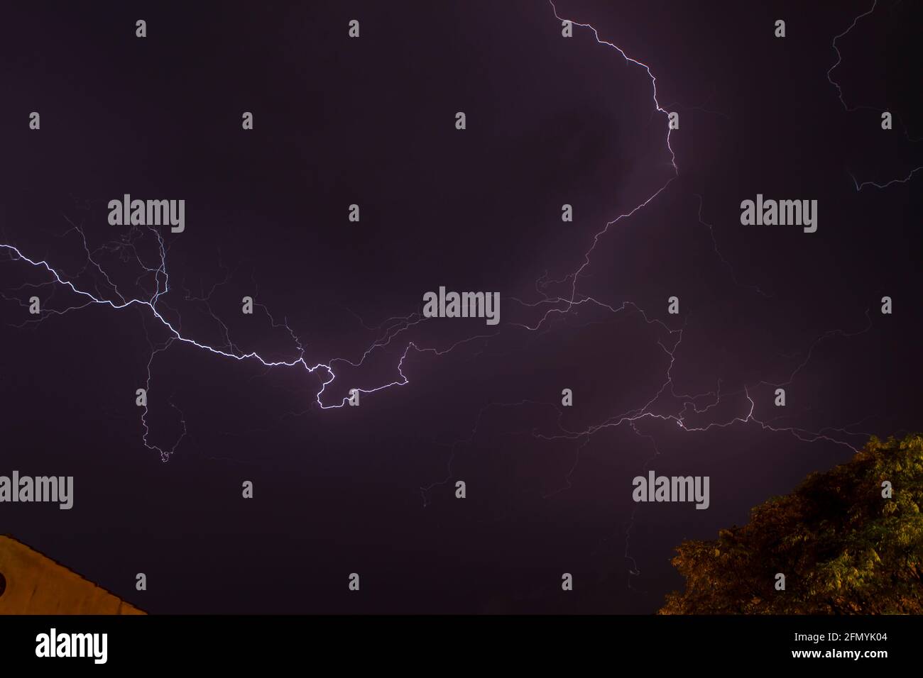 Scary Stormy Night Sky