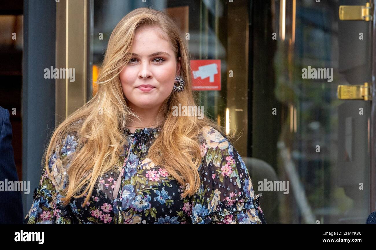 Princess Amalia at royal theater Carre in Amsterdam in connection with ...