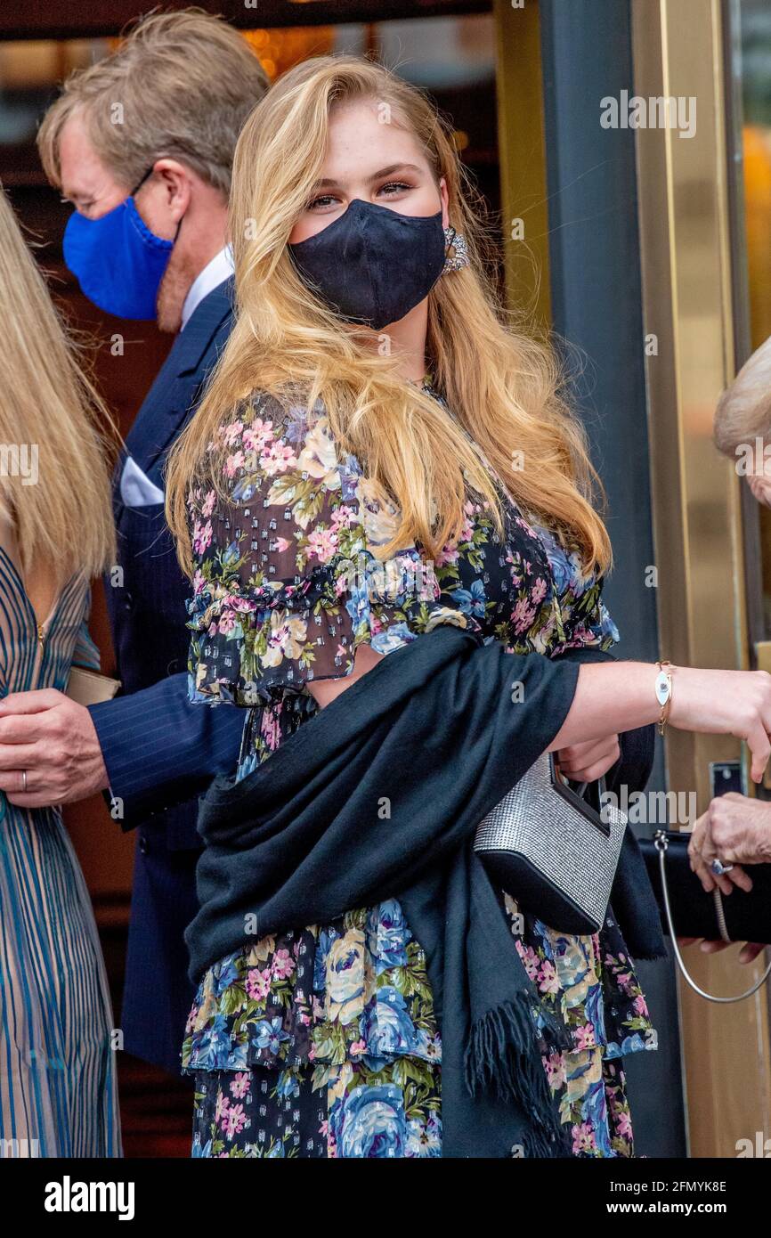 Princess Amalia at royal theater Carre in Amsterdam in connection with ...