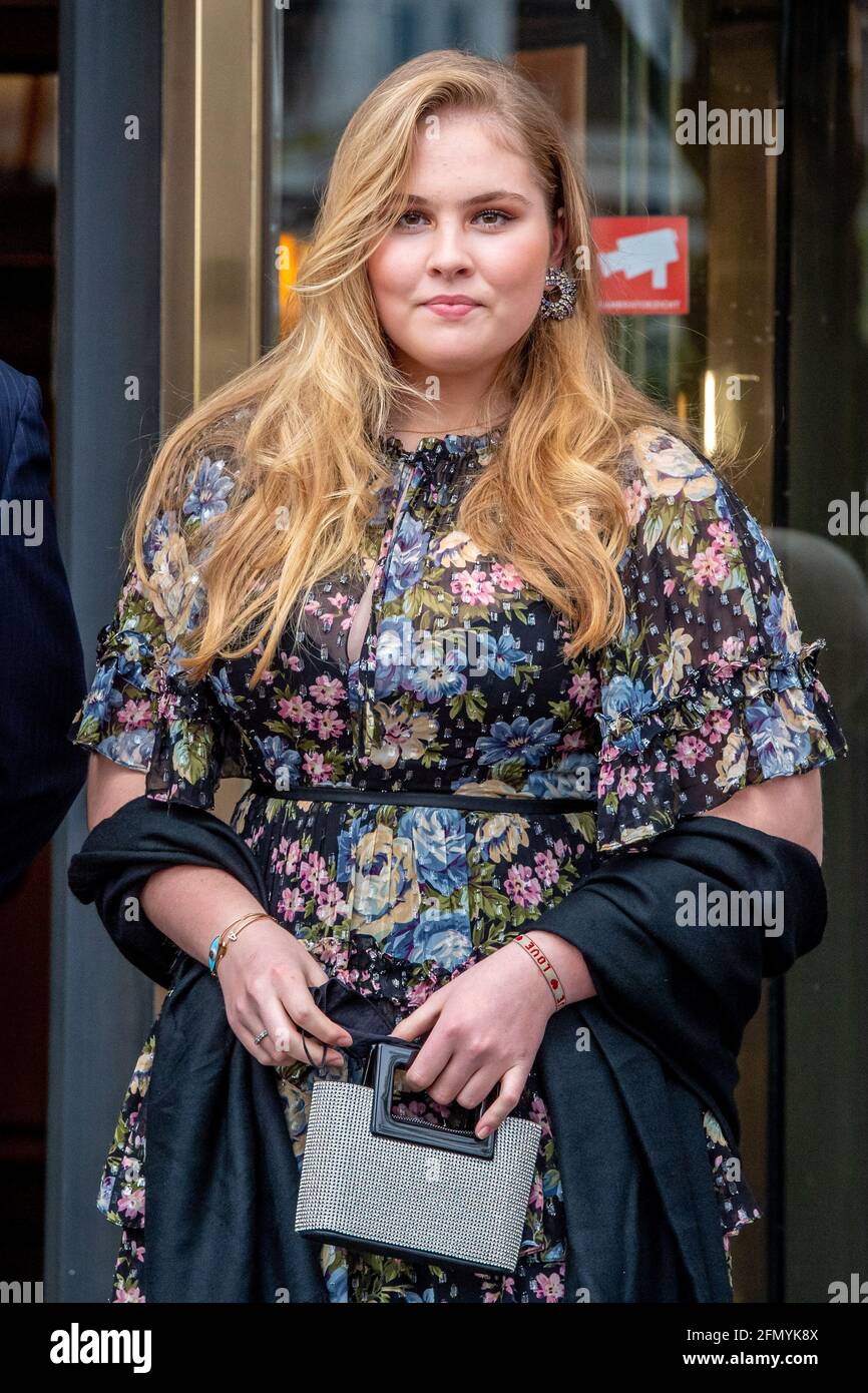 Princess Amalia at royal theater Carre in Amsterdam in connection with ...