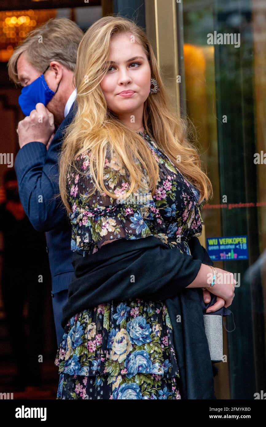 Princess Amalia at royal theater Carre in Amsterdam in connection with ...