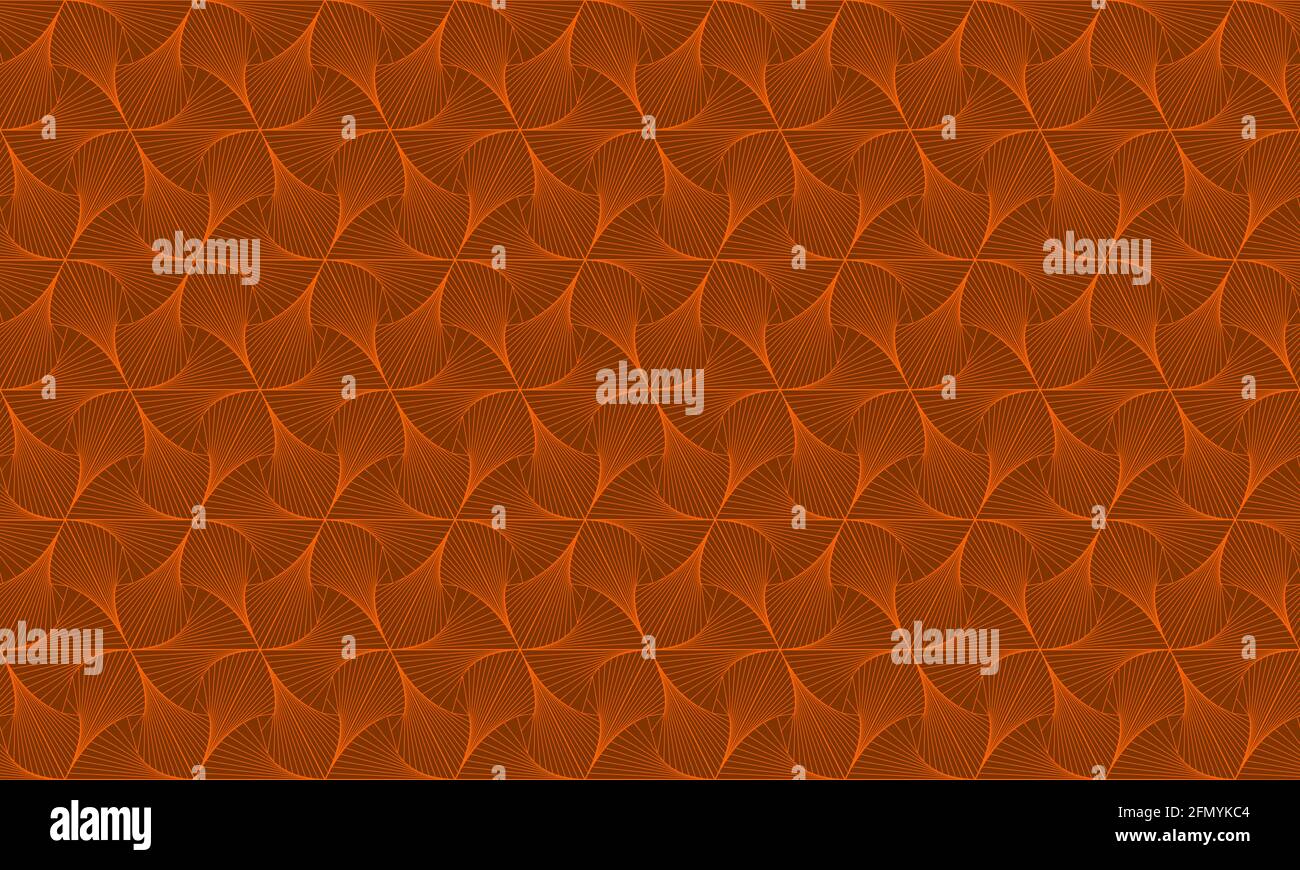 Orange seamless geometric pattern. Abstract background for wallpaper ...