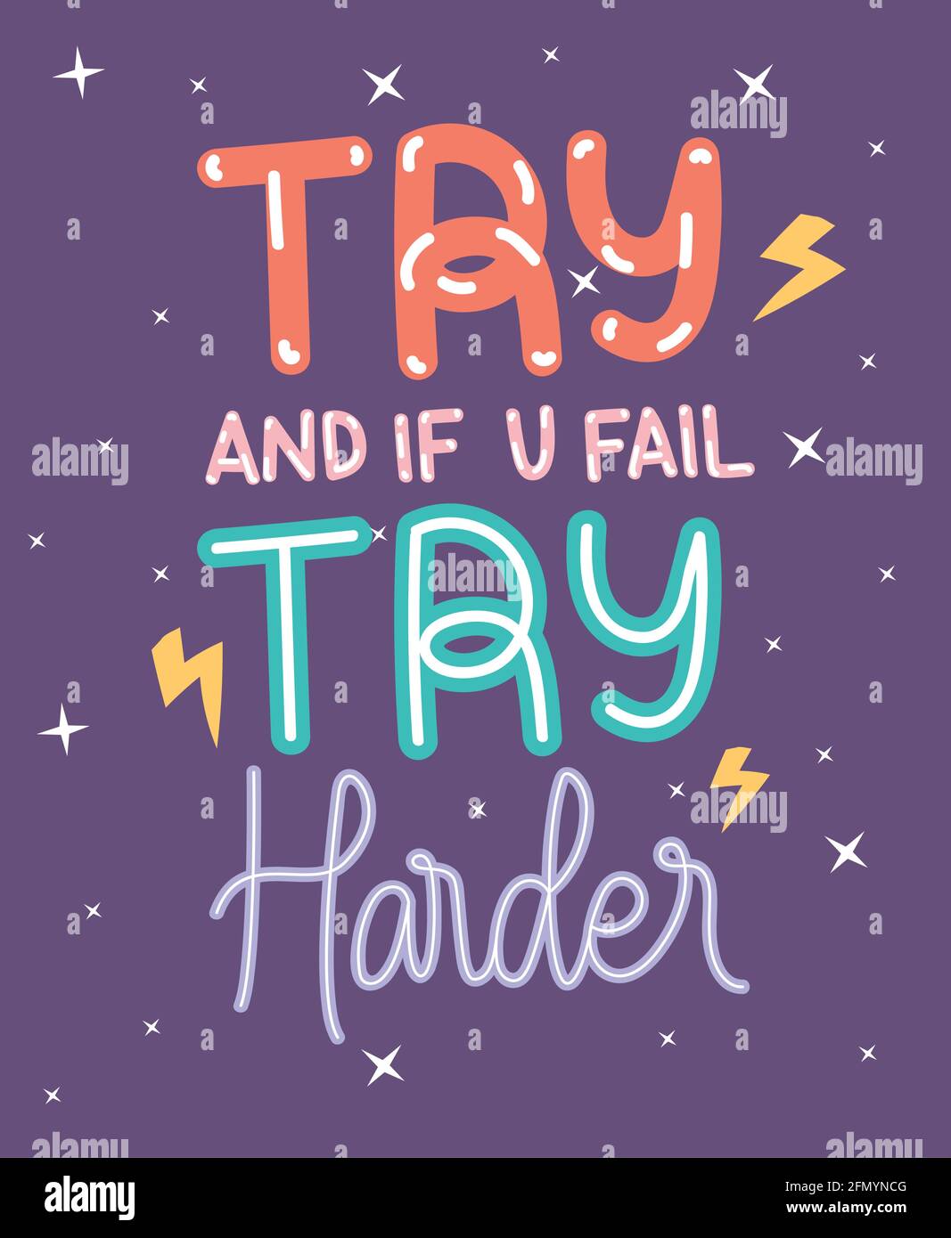 motivation doodle phrase Stock Vector Image & Art - Alamy