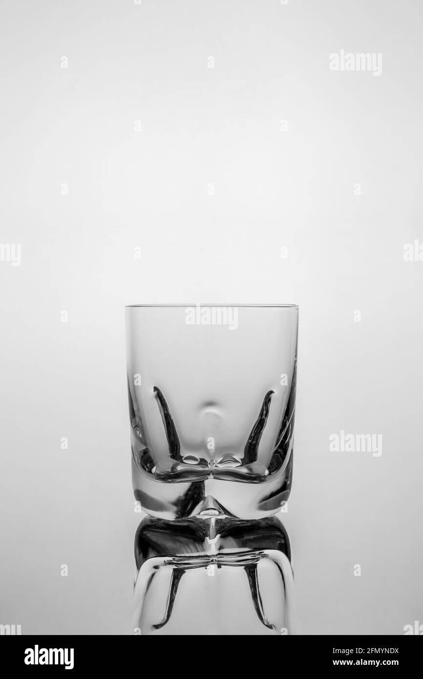 glass with reflection Stock Photo - Alamy