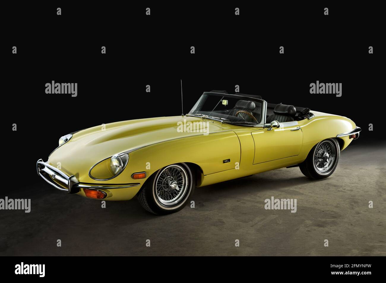 Convertible Jaguar E Type - an icon of a classic sports car, produced ...