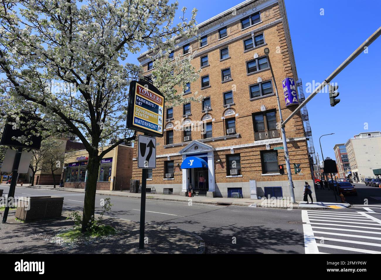 YMCA Yonkers New York Stock Photo - Alamy