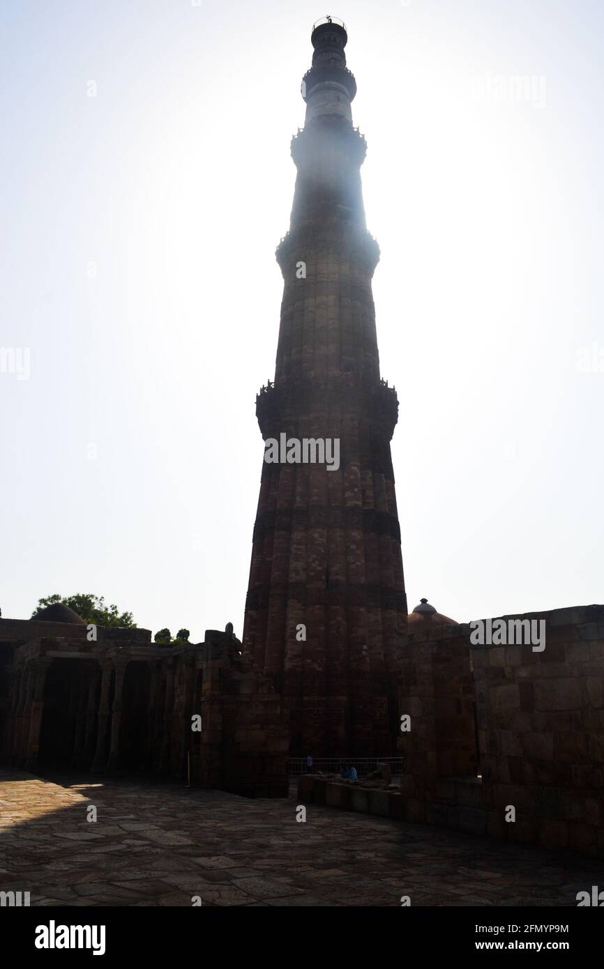 The Qutb Minar, also spelled as Qutub Minar and Qutab Minar, is a ...