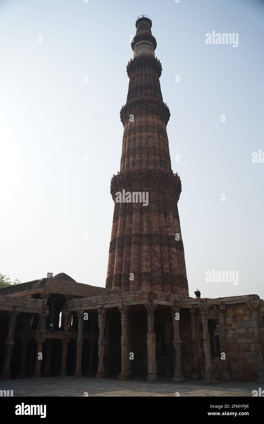 The Qutb Minar, also spelled as Qutub Minar and Qutab Minar, is a ...