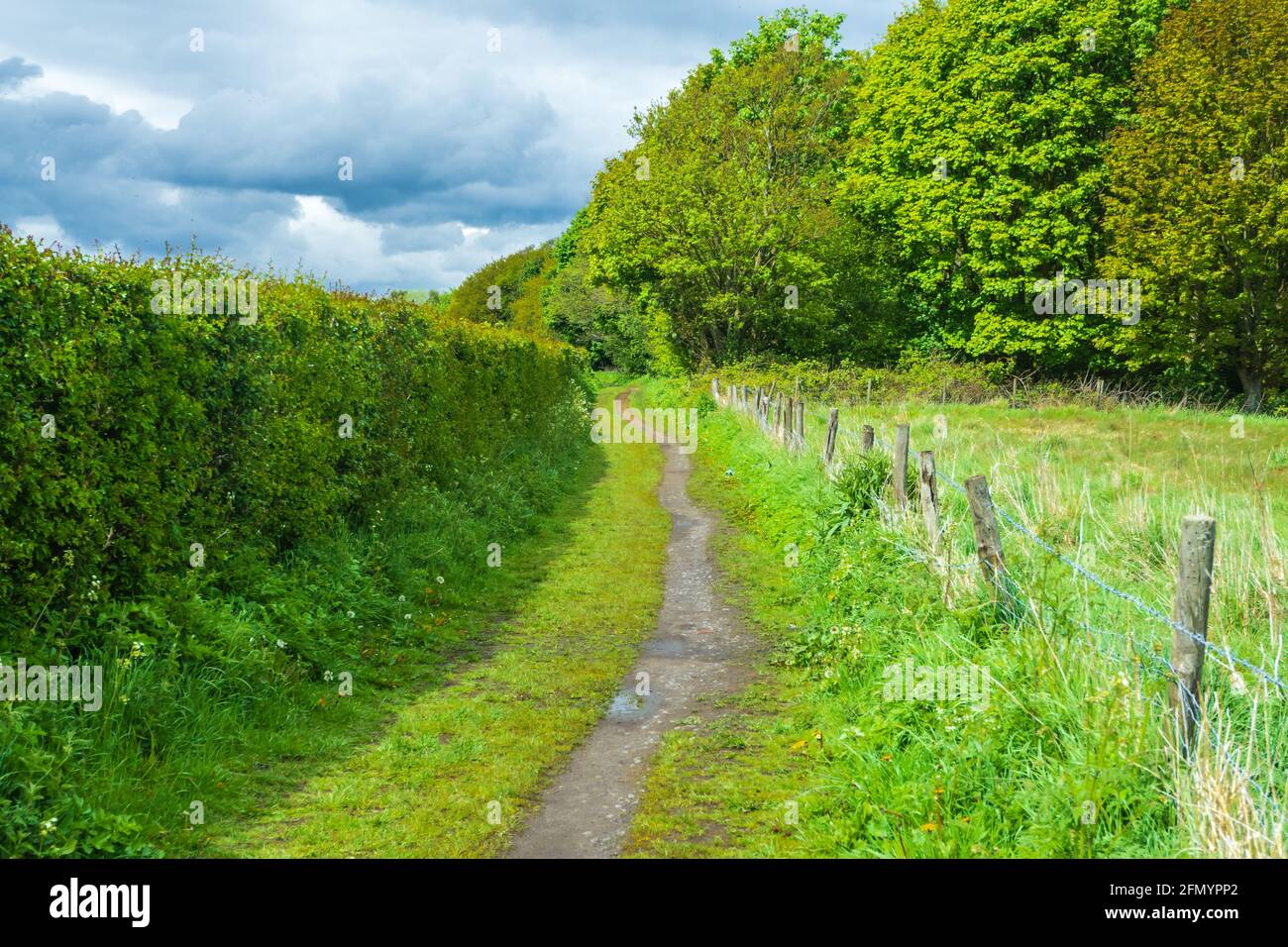 Near the Linear Path between St Helens and Rainford at Rainford ...