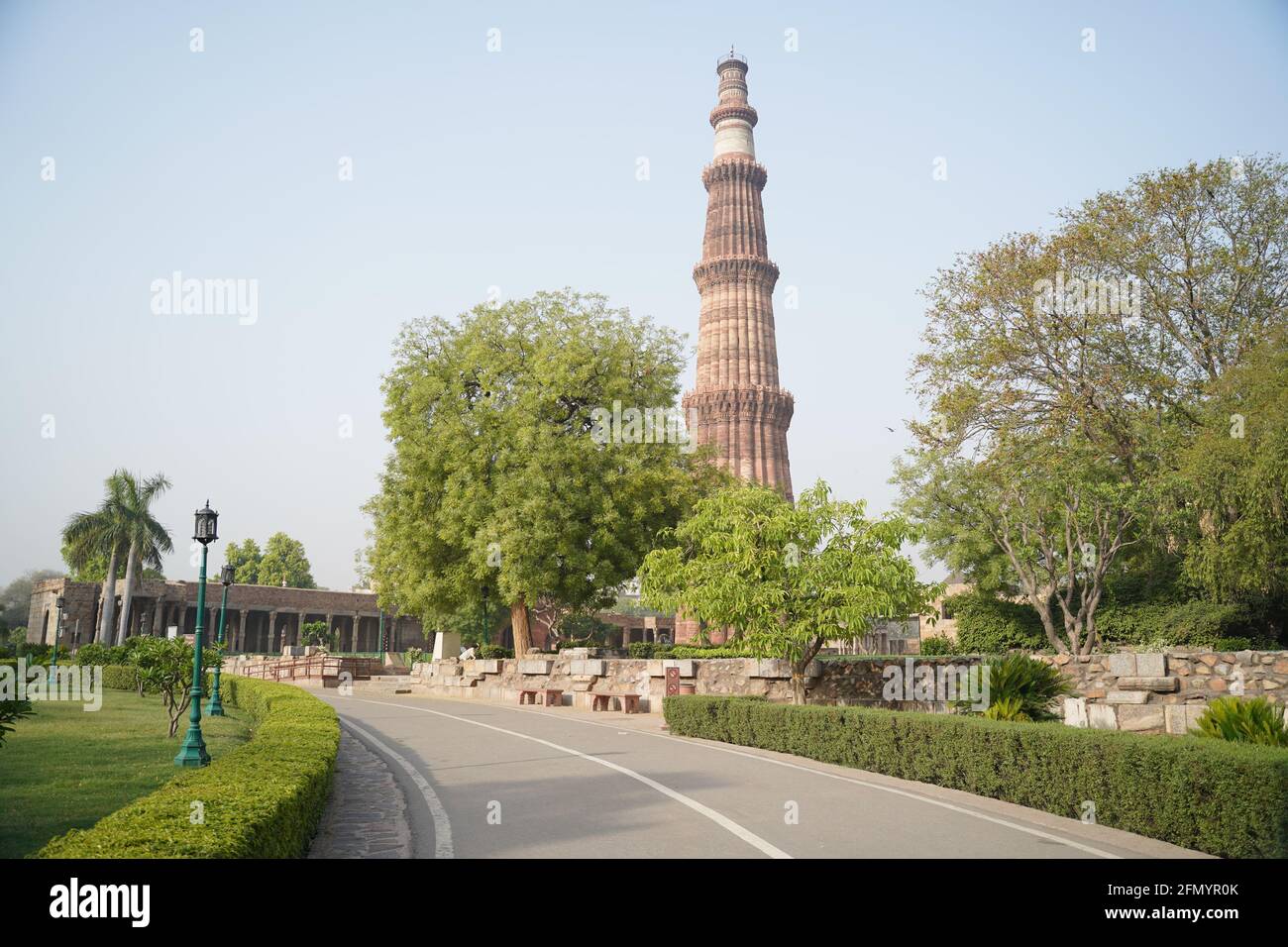The Qutb Minar, also spelled as Qutub Minar and Qutab Minar, is a ...