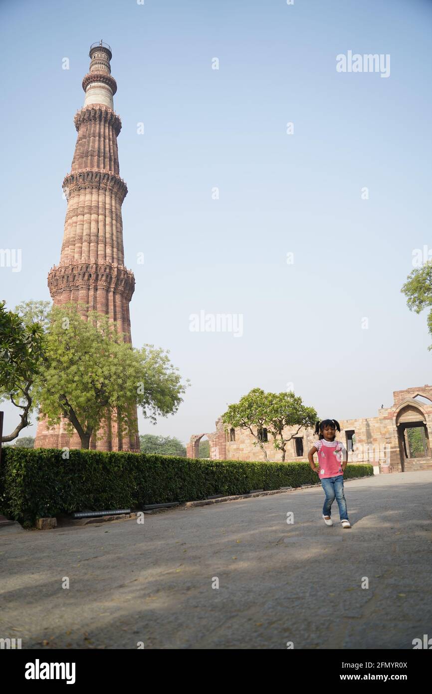 The Qutb Minar, also spelled as Qutub Minar and Qutab Minar, is a ...