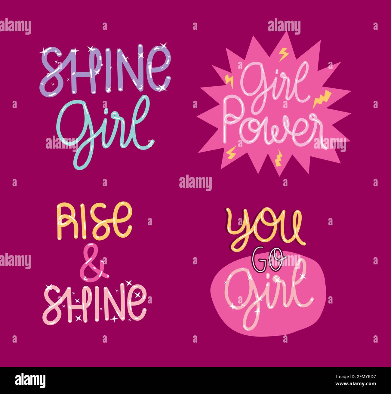 motivation lettering group Stock Vector Image & Art - Alamy