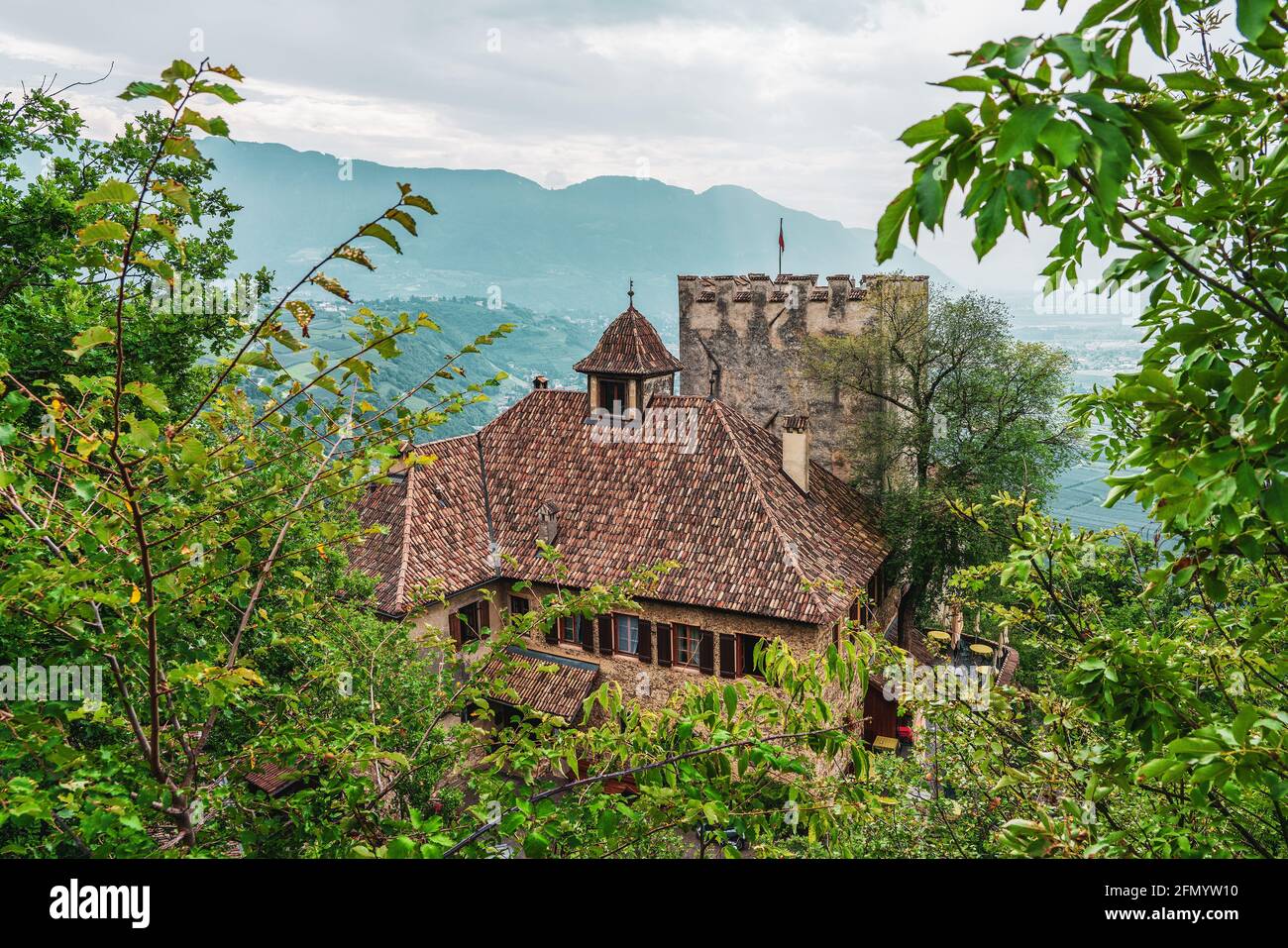 Tirolo castle hi-res stock photography and images - Alamy