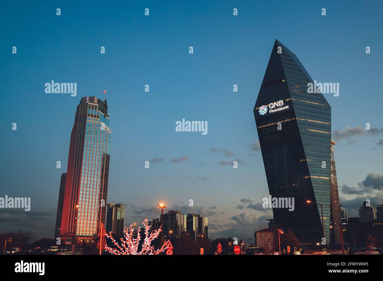 Istanbul Business District Architecture Istanbul, Turkey March 15,