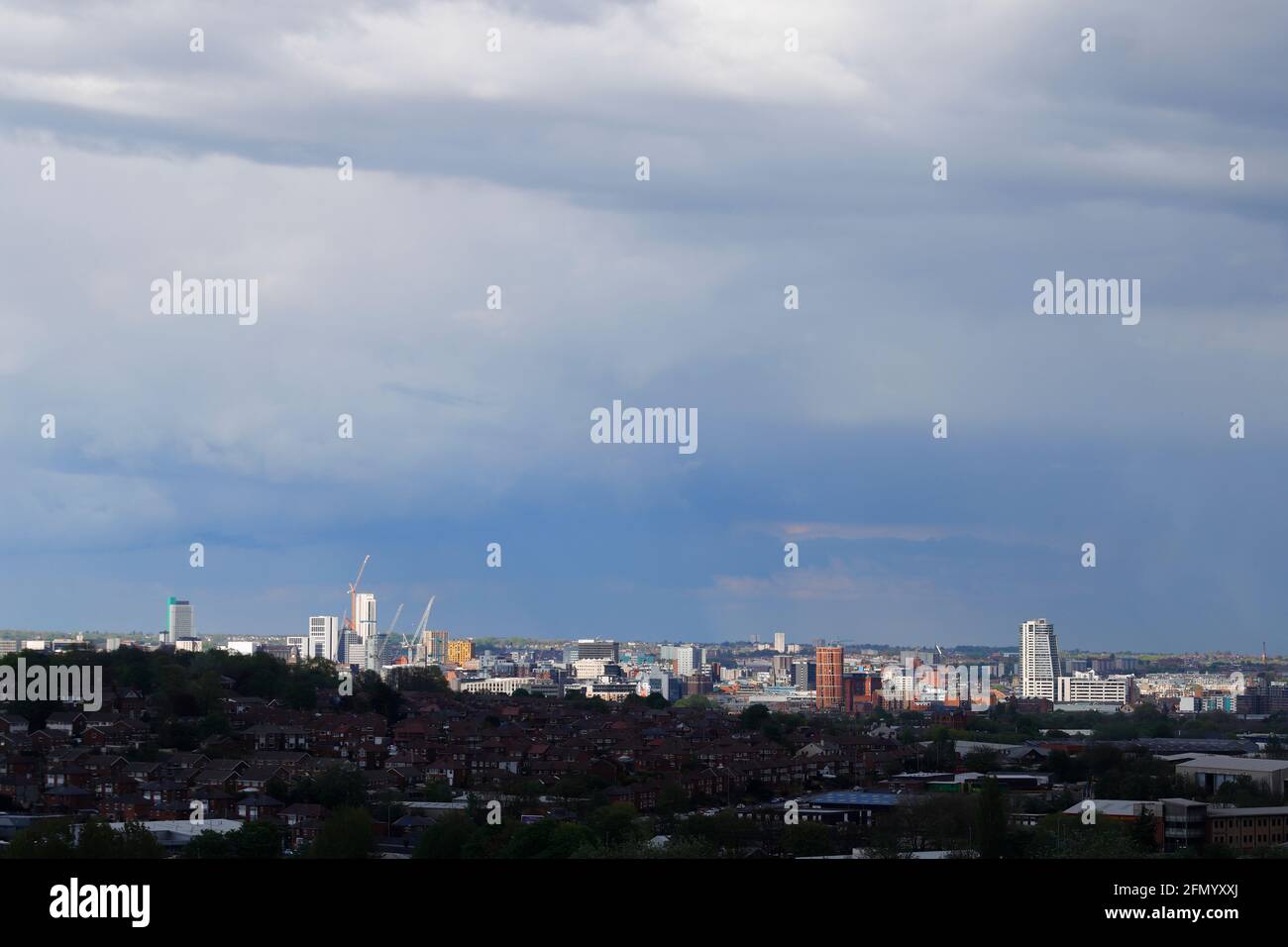 Leeds city skyline in West Yorkshire,UK Stock Photo - Alamy