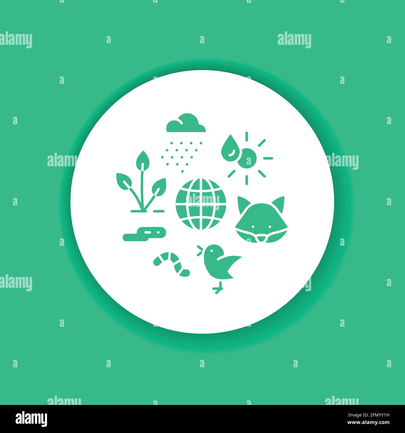 Biosphere ecosystem drawing hi-res stock photography and images - Alamy