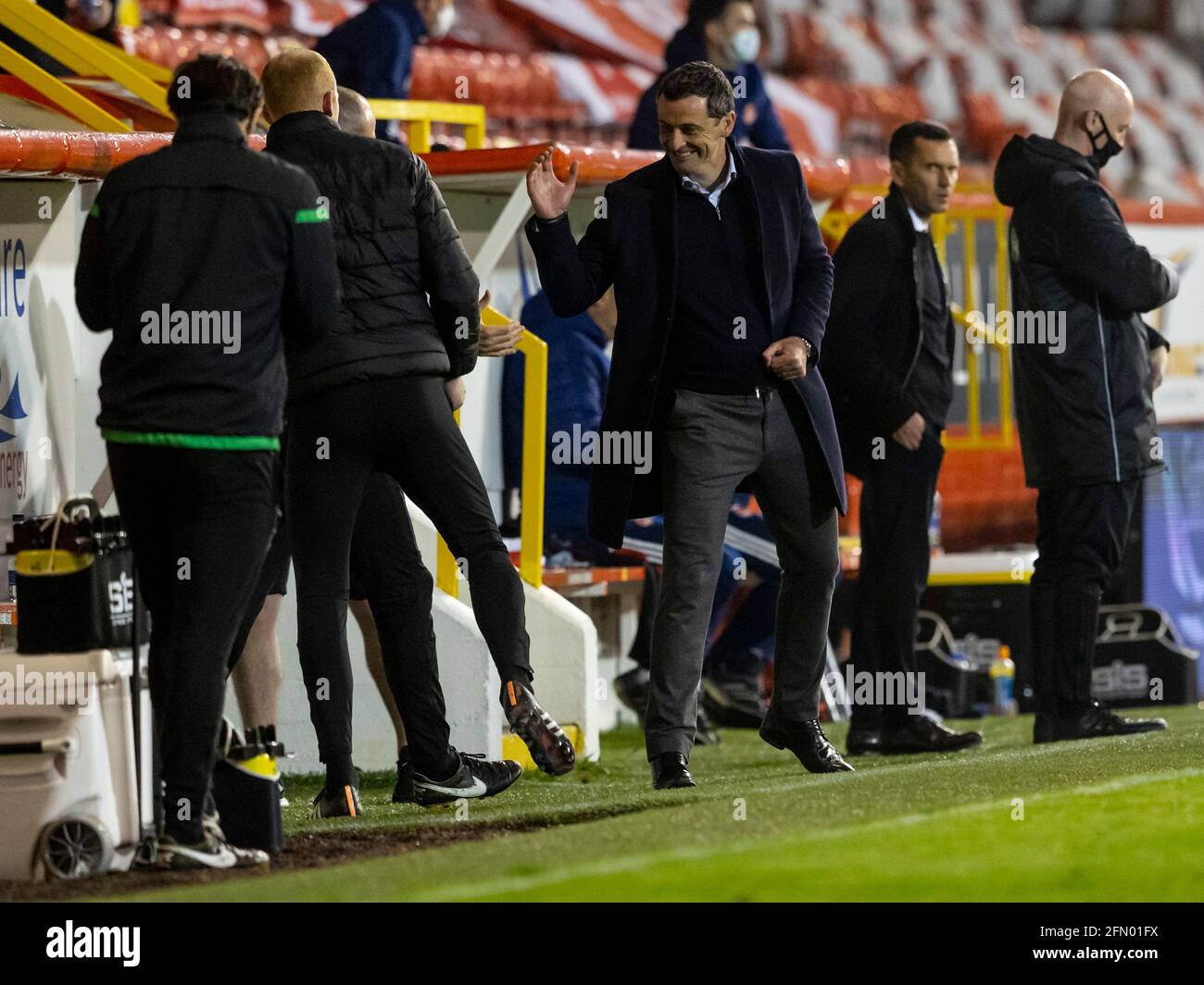 Pittodrie Stadium, Aberdeen, UK. 12th May, 2021. Scottish Premiership ...