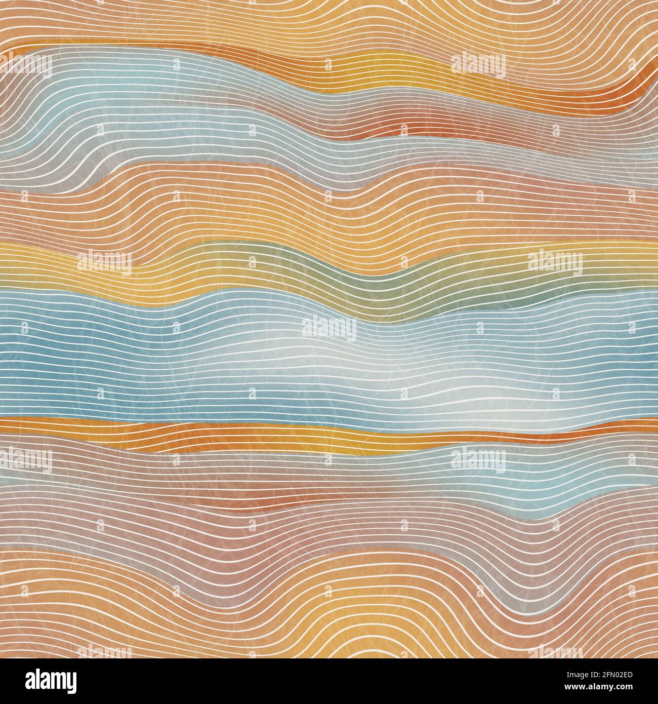 Seamless natural landscape hill pattern for print Stock Photo - Alamy