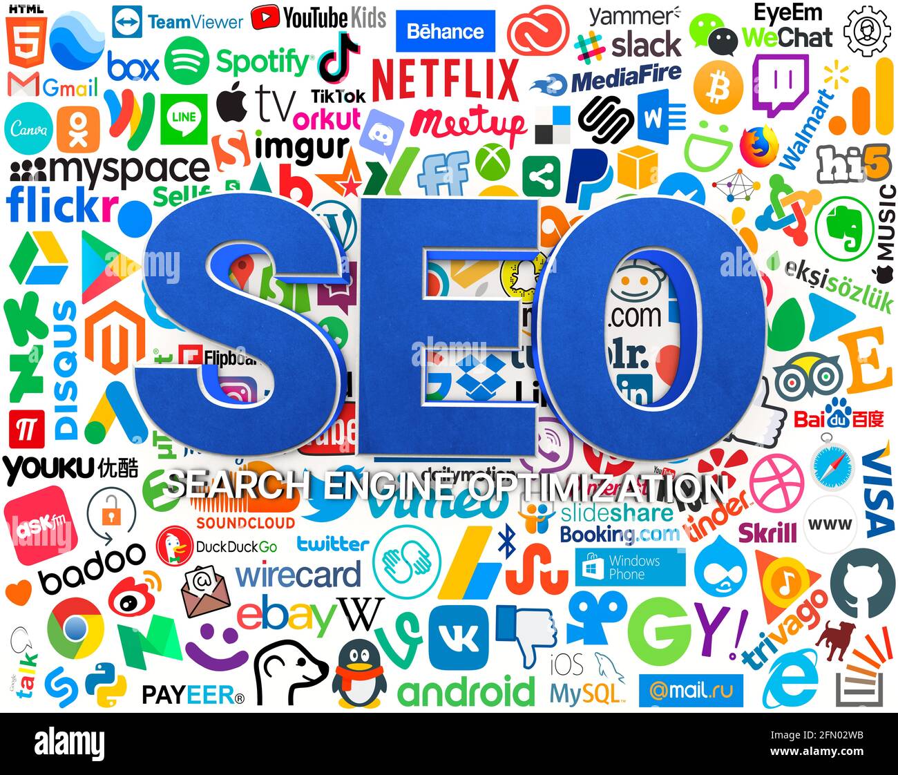 SEO, Search Engine Optimization Stock Photo - Alamy