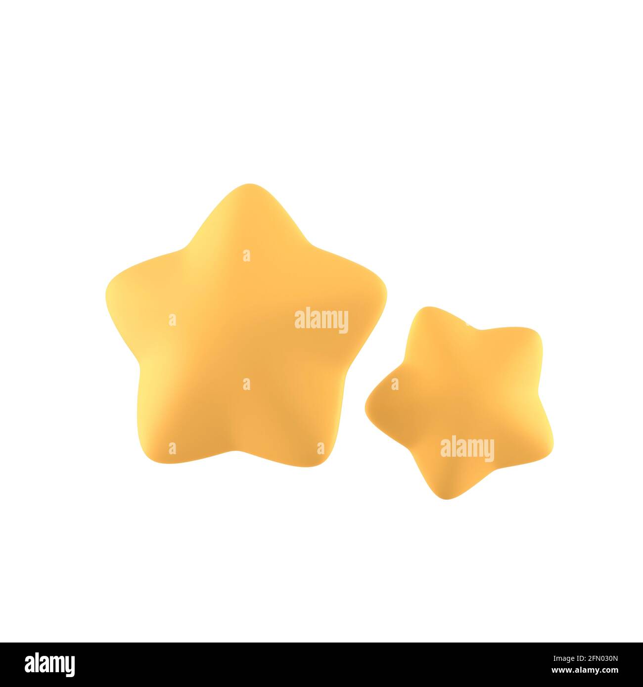 Rate stars emoji icons 3d illustration on white background. minimal ...