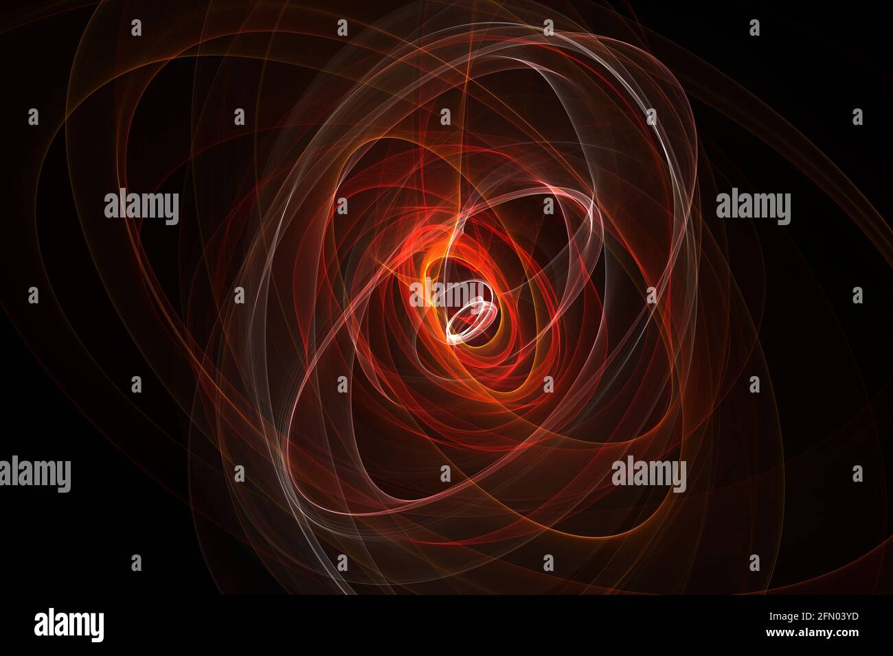 Exploding supernova , forminng of nebula. Black hole in the center of ...