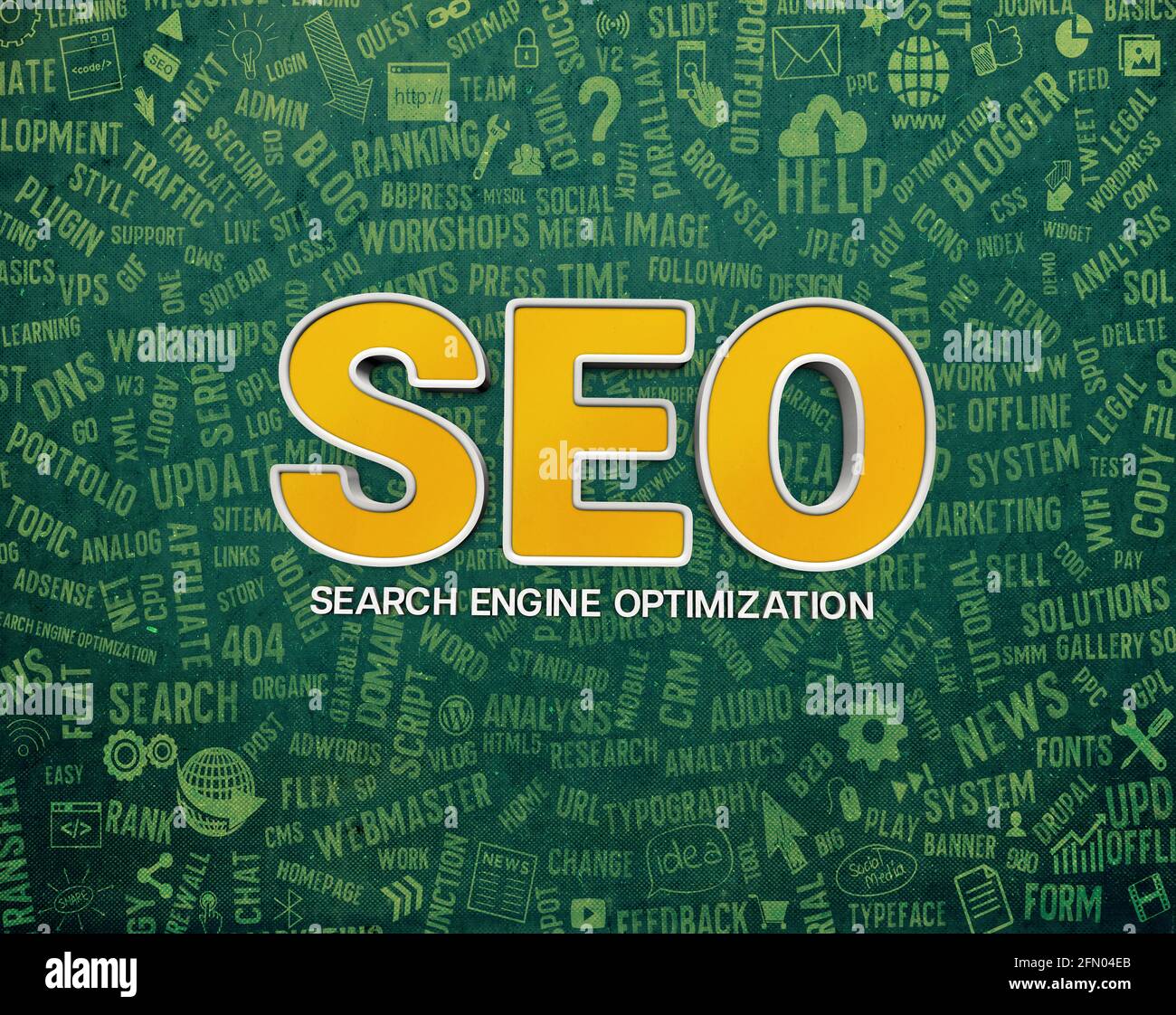 SEO, Search Engine Optimization Stock Photo - Alamy