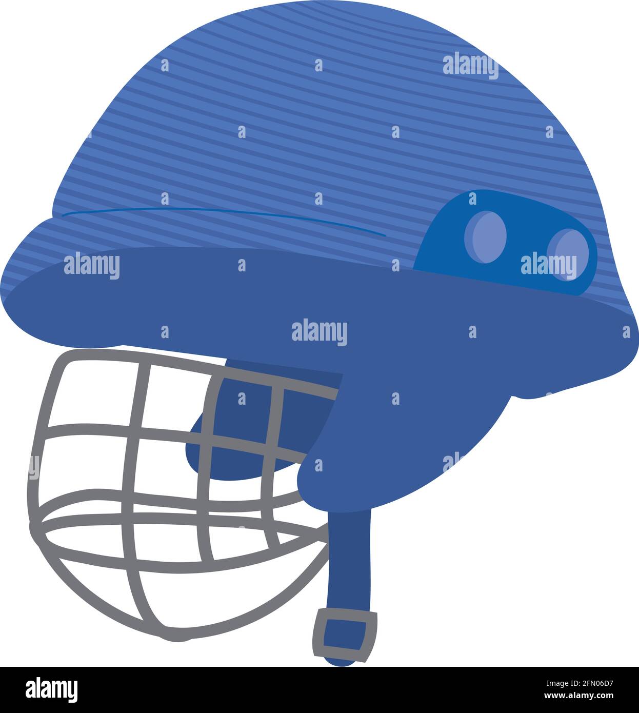 blue helmet cricket sport icon Stock Vector Image & Art - Alamy