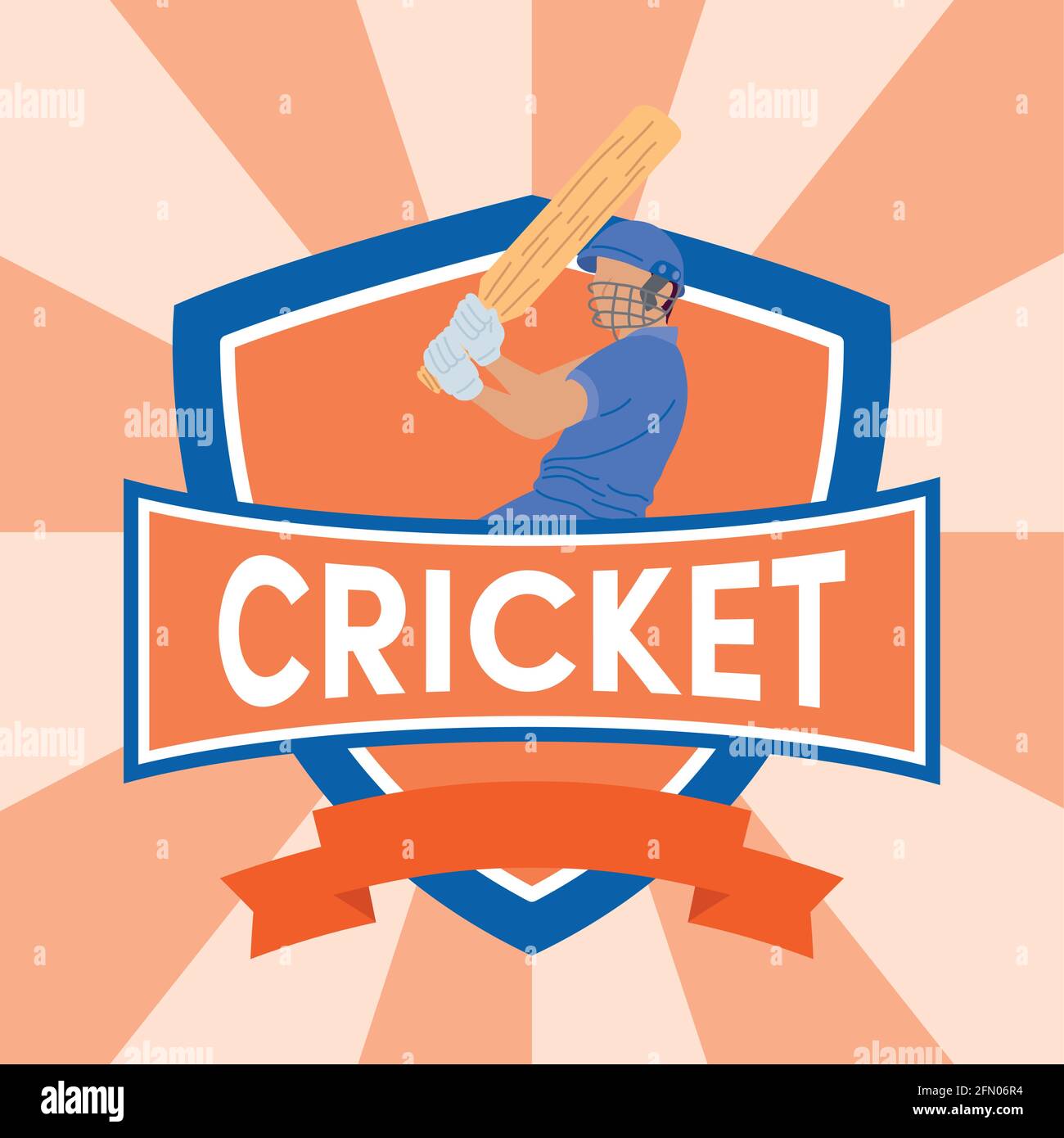 Batsman in cricket Stock Vector Images - Alamy