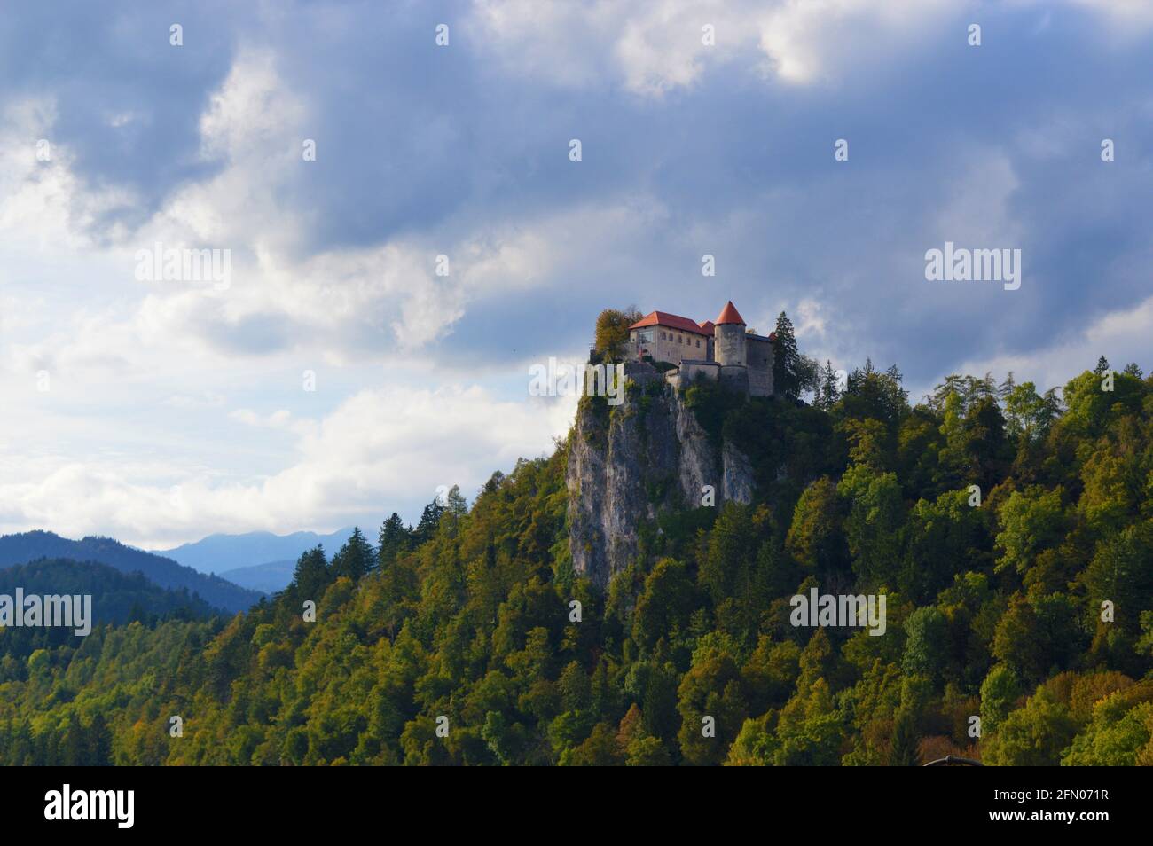 Bled Castle is a medieval castle built on a precipice above the city of ...