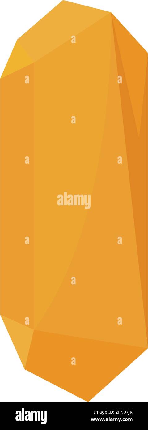 yellow crystal on white background Stock Vector Image & Art - Alamy