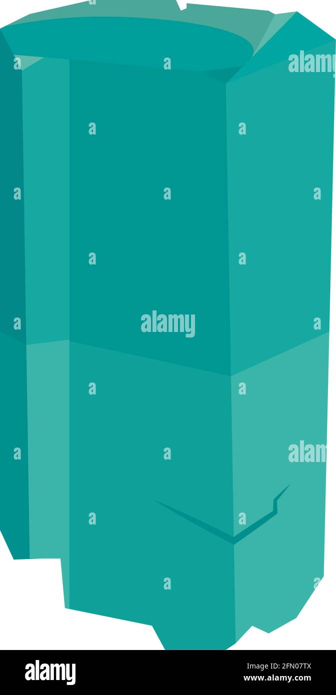turquoise crystals on white background Stock Vector Image & Art - Alamy
