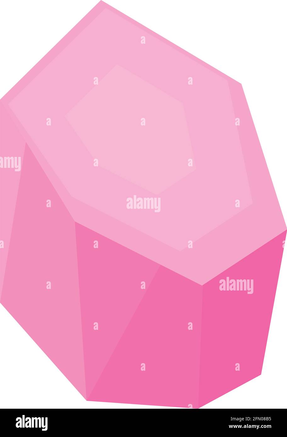 pink gemstone on white background Stock Vector Image & Art - Alamy