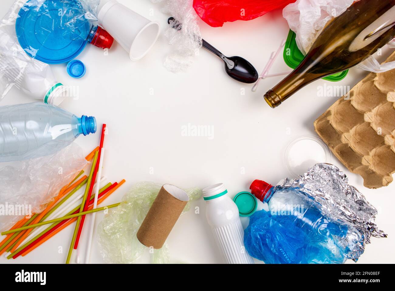 avoiding single-use plastics. plastic pollution. The concept of World ...