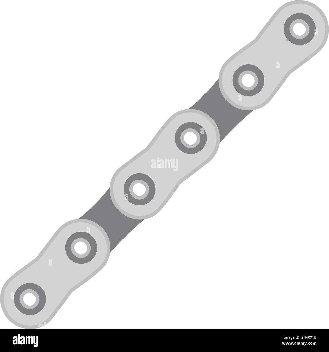 bike chain on white background Stock Vector Image & Art - Alamy