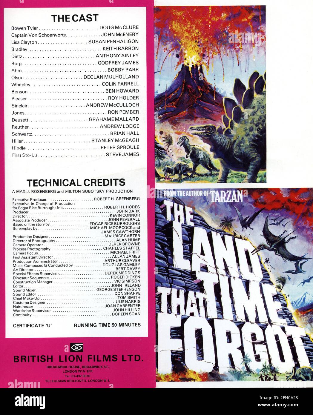 The Land That Time Forgot, 1975, Film Stock Photo - Alamy