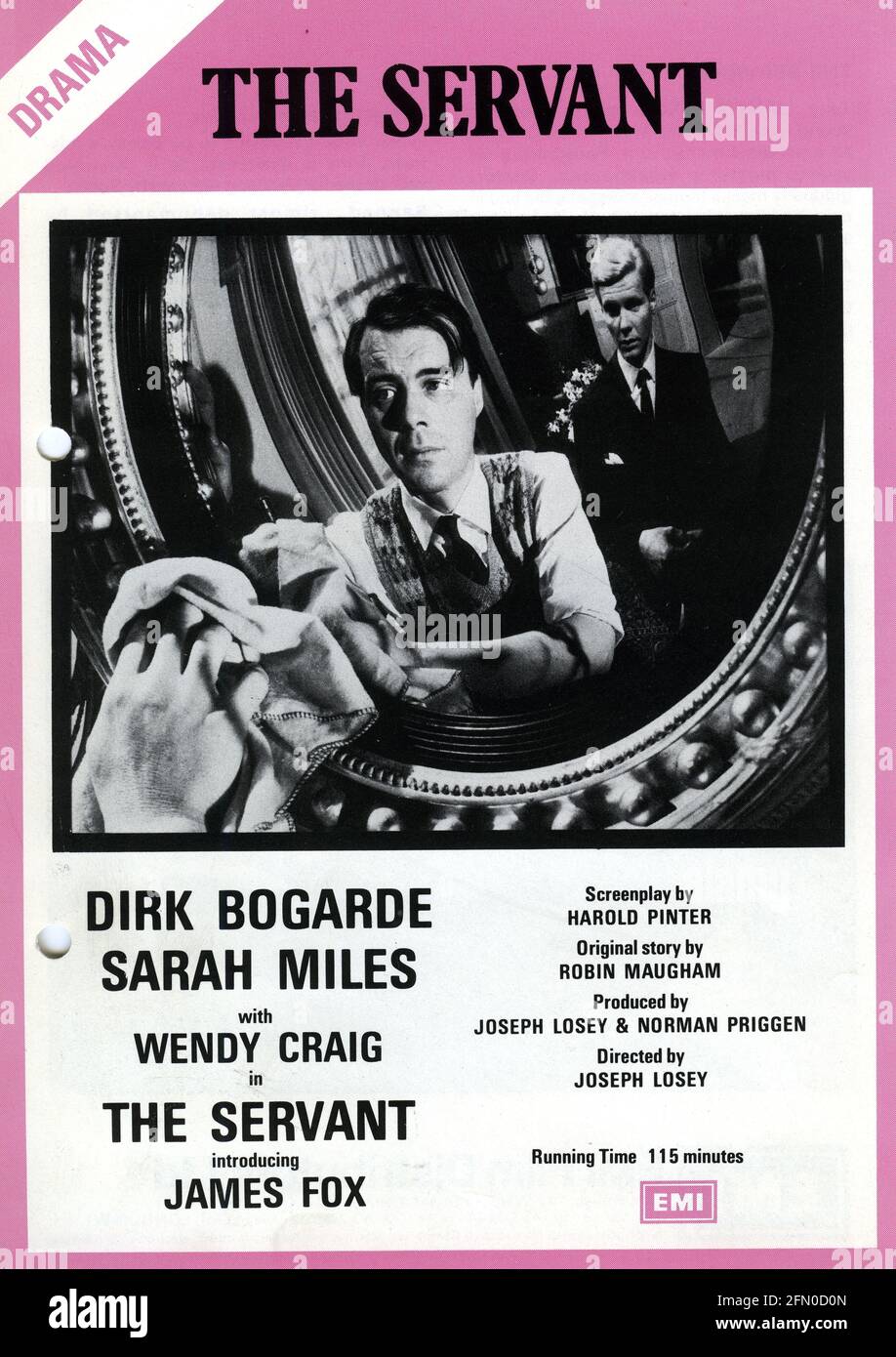 The Servant (1963) Date: 1963 Stock Photo - Alamy